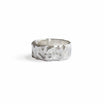 Textured Silver Cigar Ring | Handcrafted by Cindy Liebel Jewelry