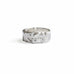 Textured Silver Cigar Ring | Handcrafted by Cindy Liebel Jewelry